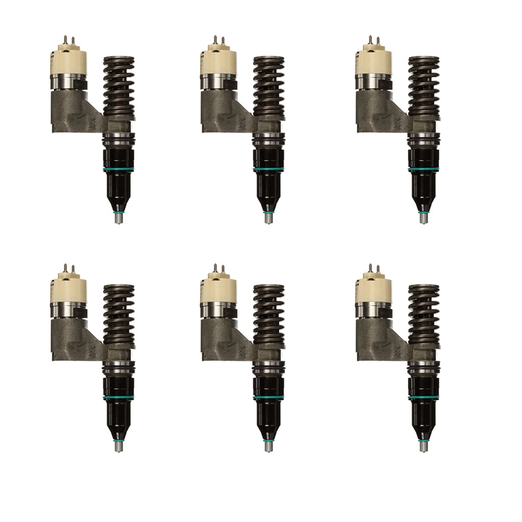 Caterpillar C12 Diesel Fuel Injector Set of 6 EX630963 | Dieselogic.com